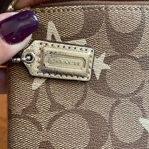 Coach | Bags | Coach Heritage Star Signature Keychain Wristlet | Poshmark